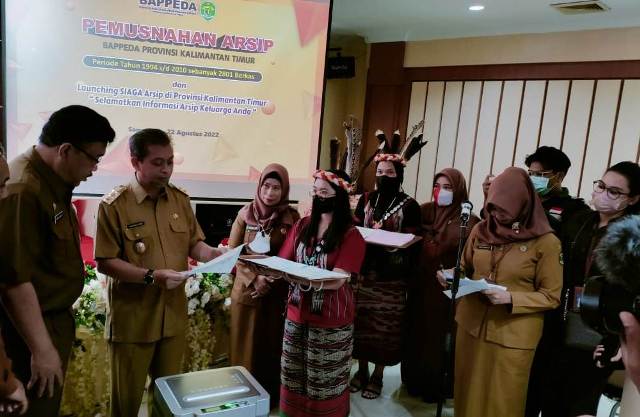 Bappeda Kaltim Musnahkan Arsip Tahun 1994 – 2010 - AgresifNews.co